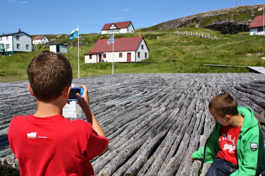 Fish Flake Restoration in Battle Harbour | International Grenfell ...